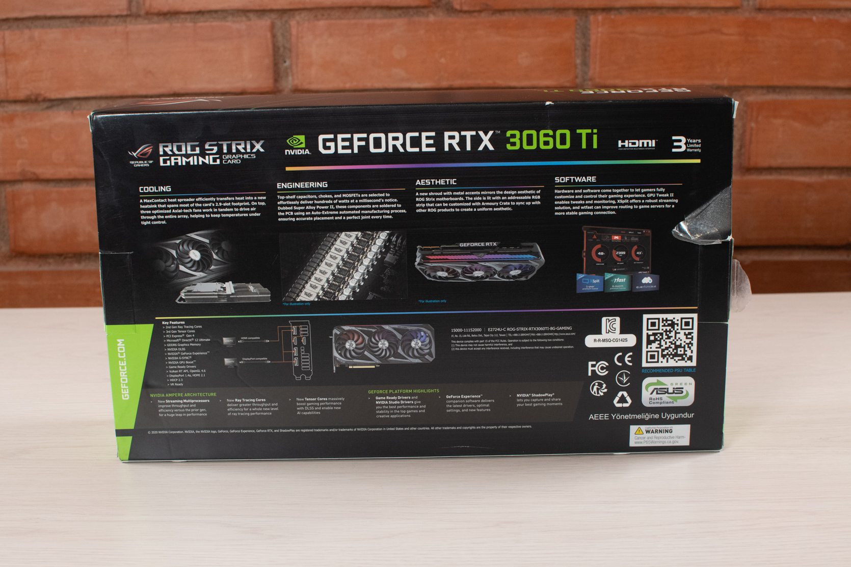 ROG Strix GeForce RTX 3060 Ti OC Edition GDDR6 de 8GB - Review en ...