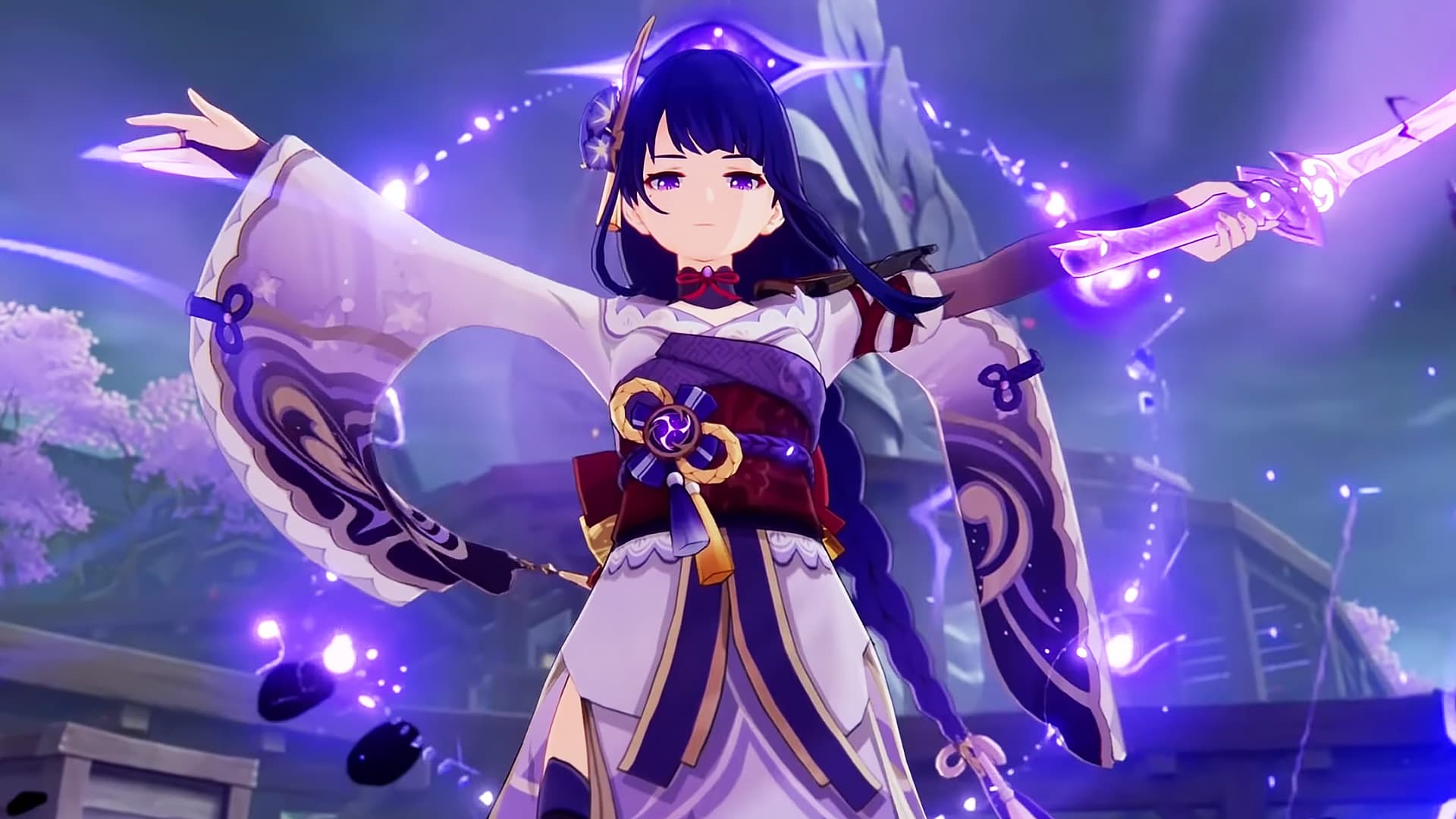 Shogun Raiden luce espectacular en una nueva figura a escala de Genshin ...