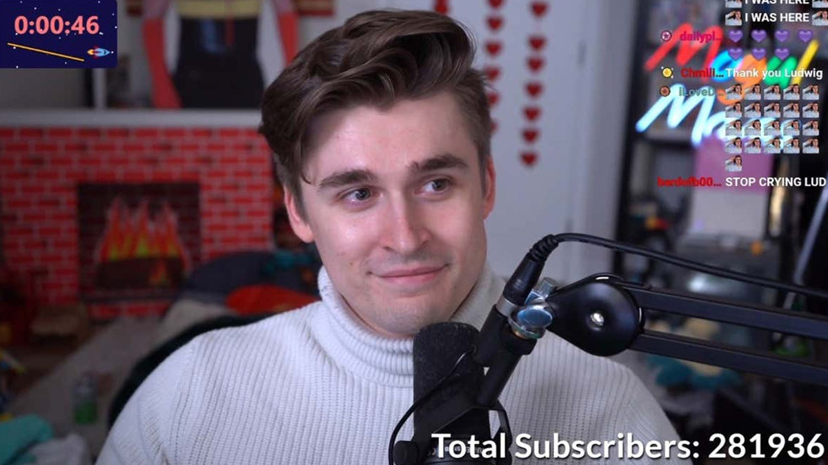 El streamer Ludwig Ahgren consiguió que le banearán a tan solo 91 ...
