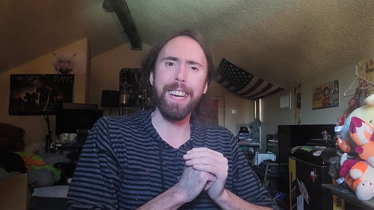 Asmongold cae por su techo mientras buscaba un animal muerto en su ...