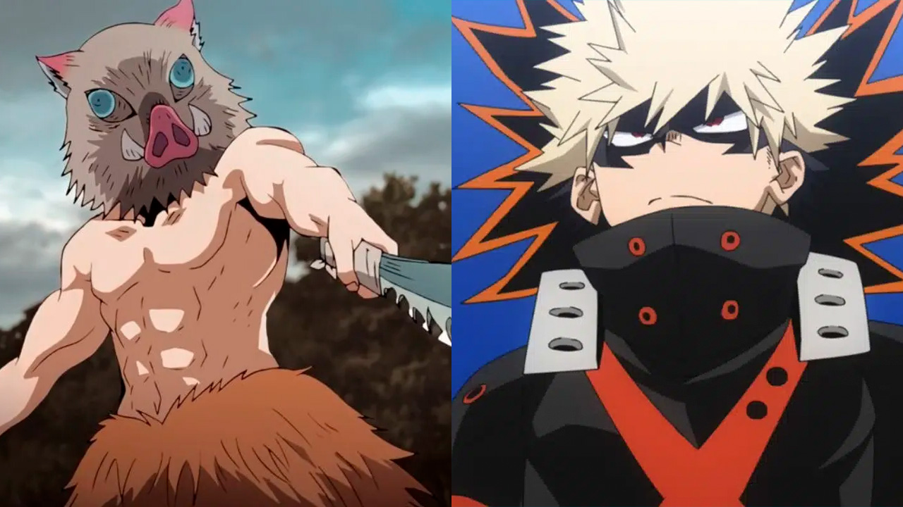 La animación de Inosuke vs Bakugo hecha por fanáticos asombra a las ...