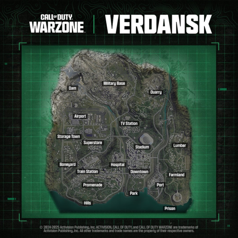 Verdansk regresa a Call of Duty: Warzone con 19 zonas de interés y ...